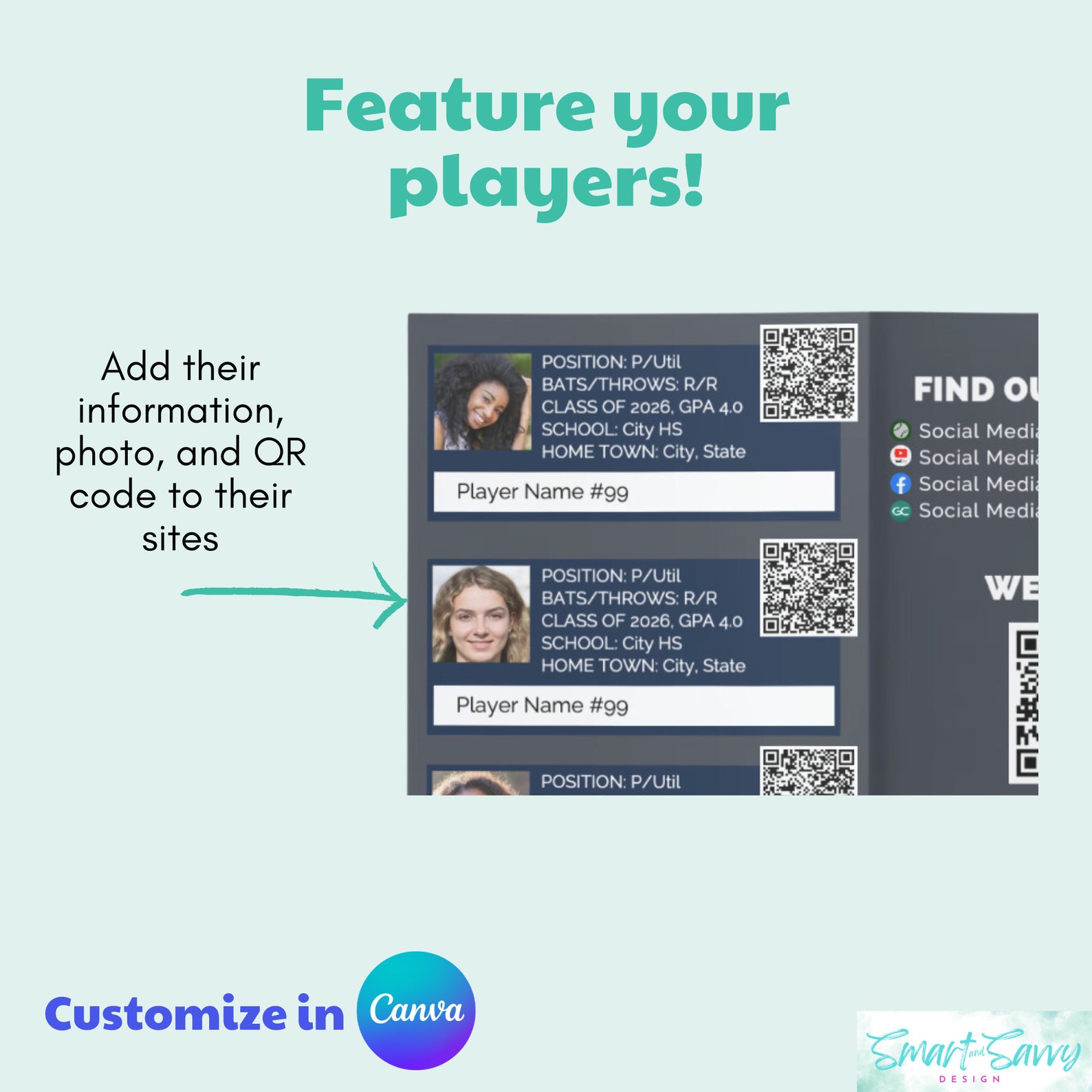 College Recruiting Brochure, Athlete Profiles, Team Brochure, College Showcases, Softball Team ...