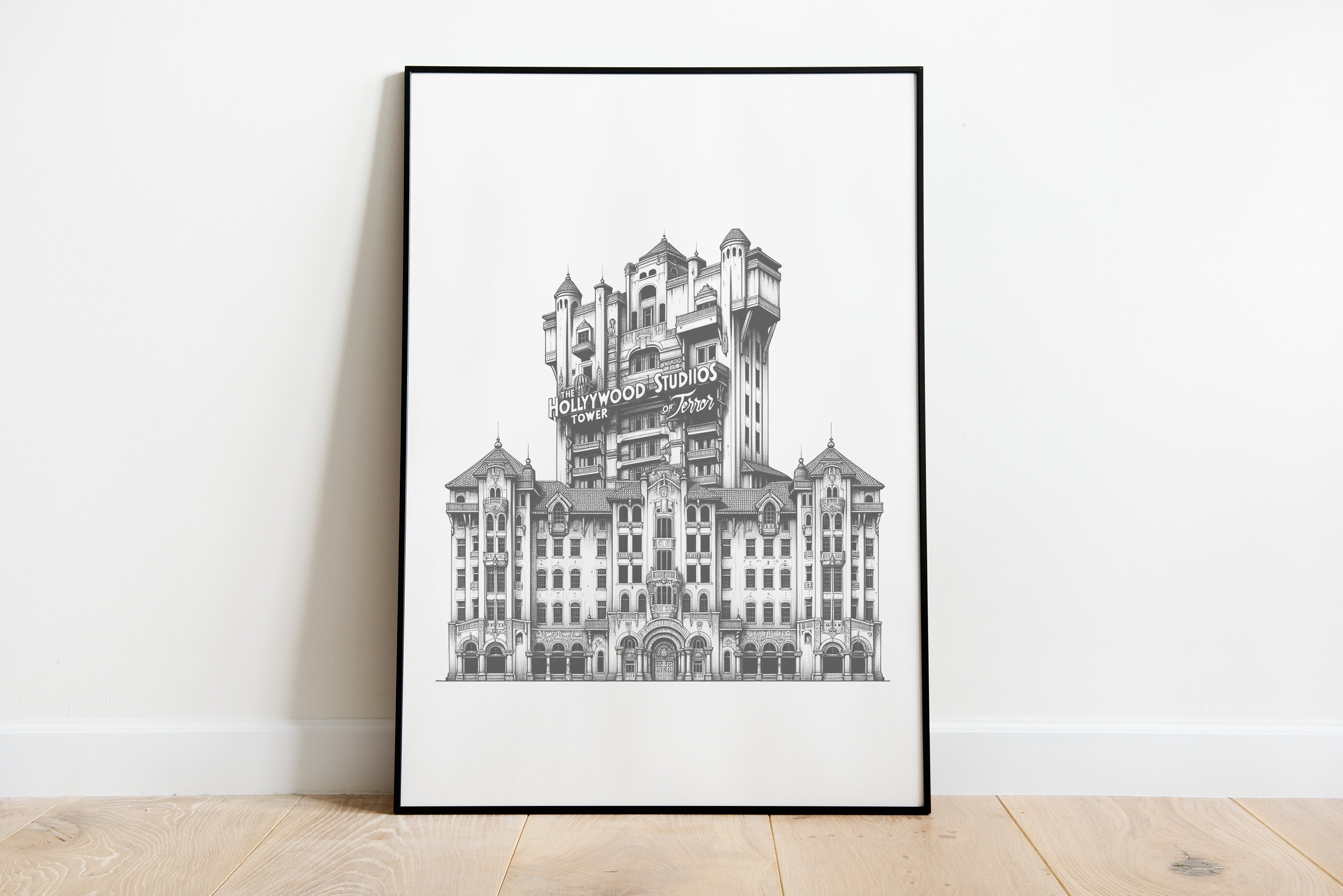 Instant Printable Poster WDW Park Icons - Etsy