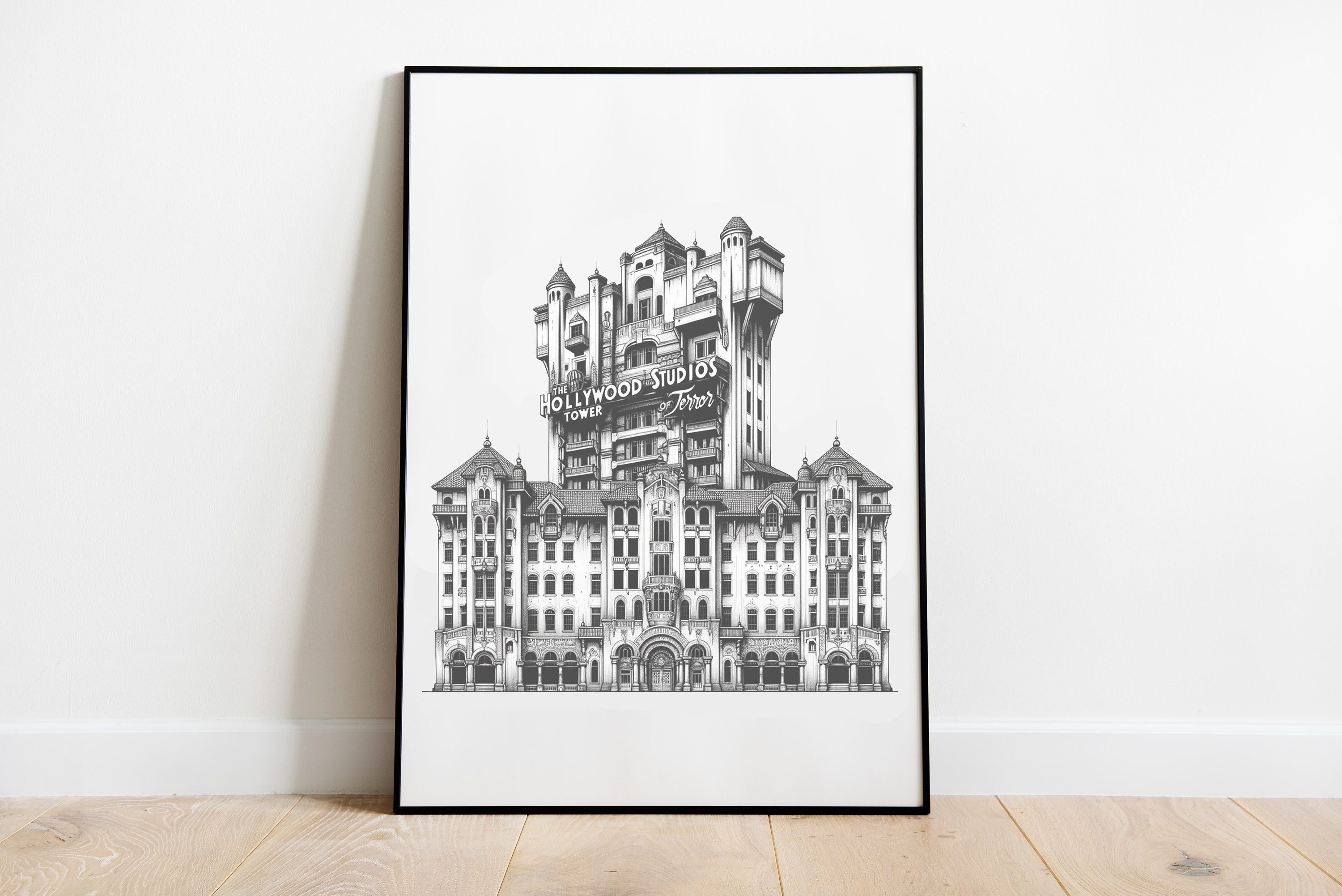 Instant Printable Poster WDW Park Icons - Etsy