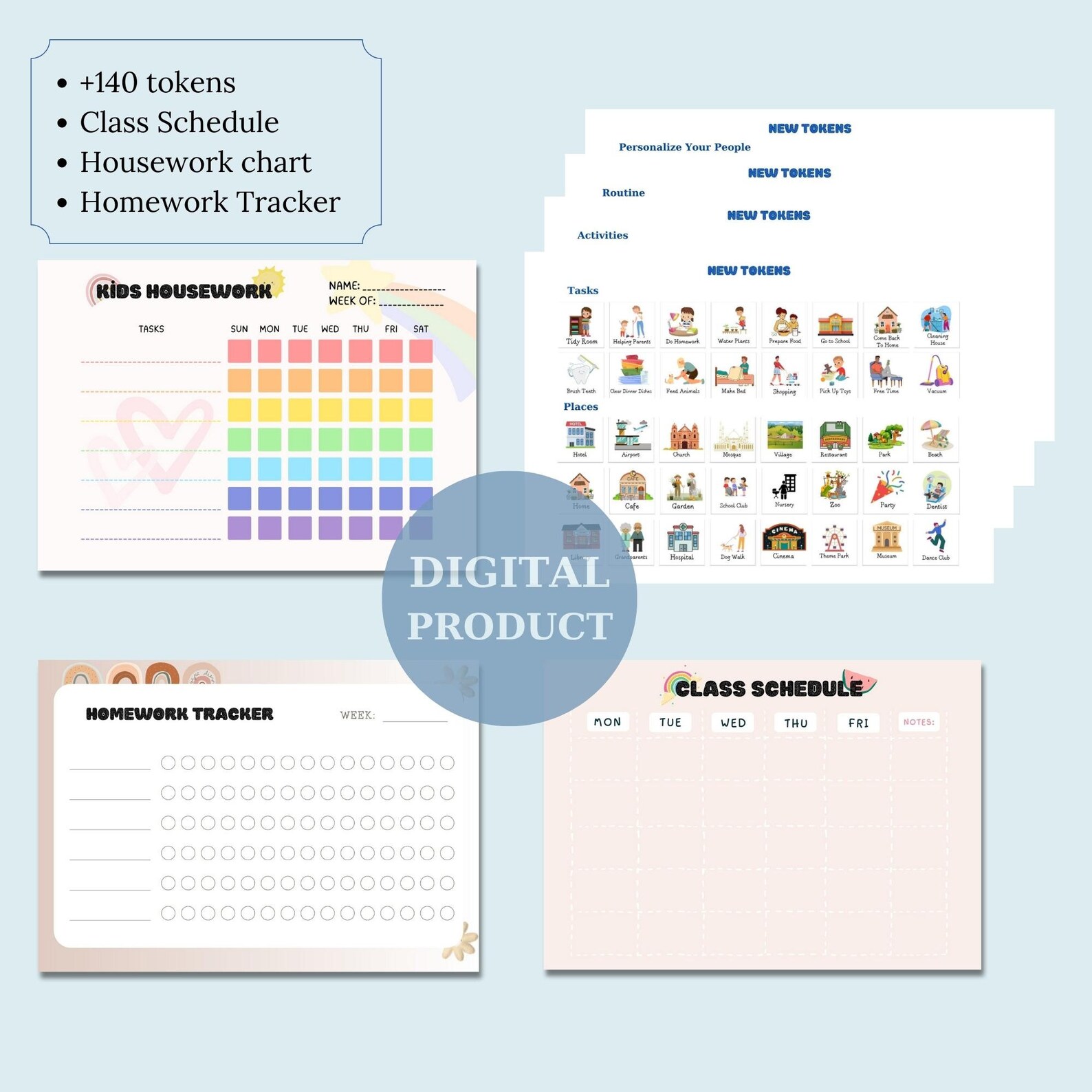 Kids Weekly Planner Printable More Responsible Children With Exciting ...