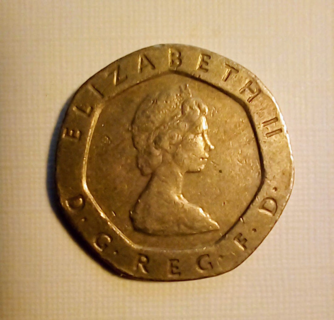 20 Pence 1984 Error - Etsy