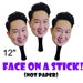 12" Big Head Stick, Face on a Stick, Head Cuts, Bachelor Party, Heals ...