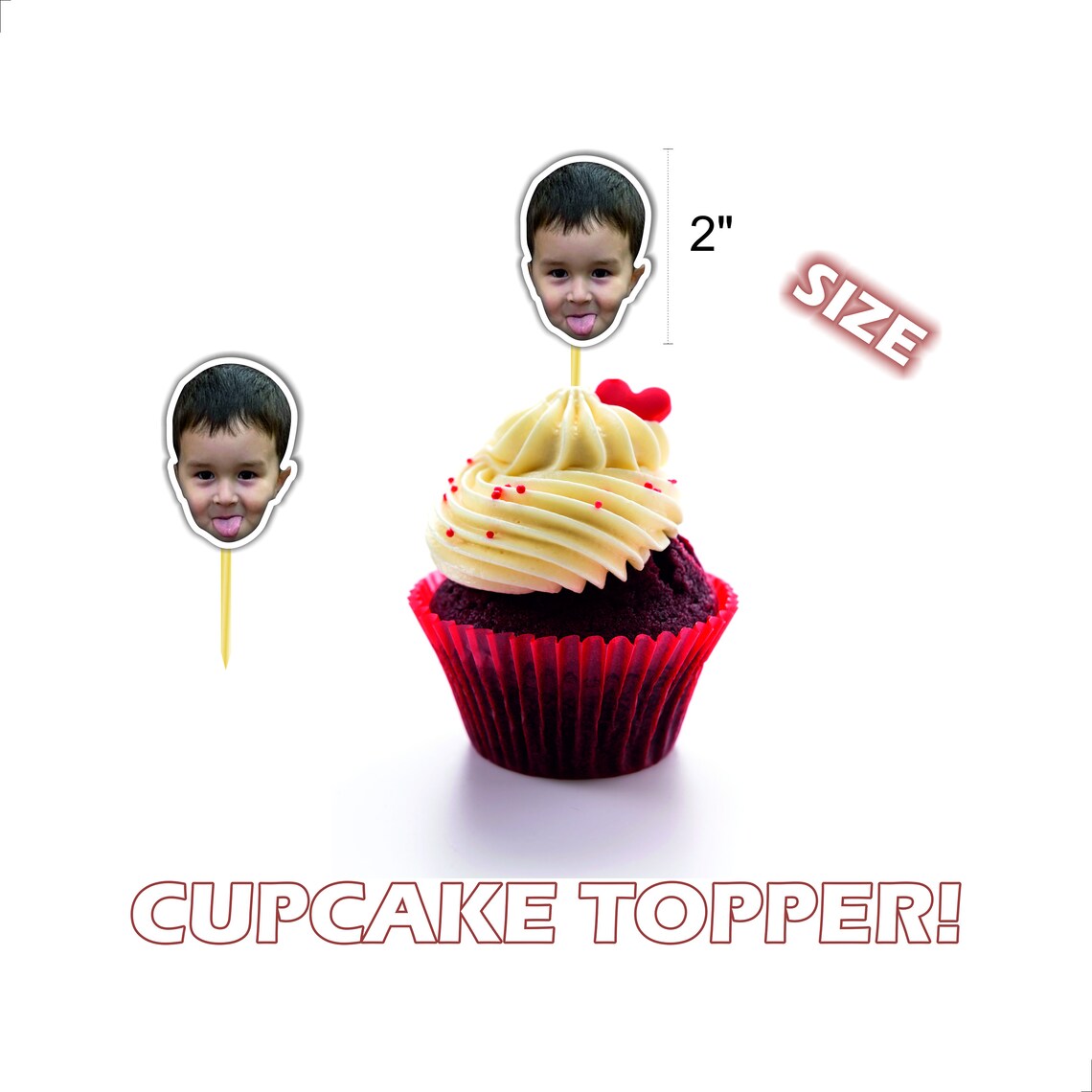 12 Big Head Stick Face on a Stick Head Cuts Bachelor - Etsy