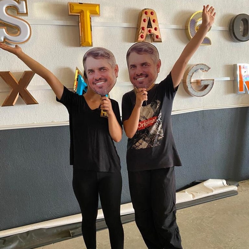 12" Big Head Stick, Face on a Stick, Head Cuts, Bachelor Party, Heals ...