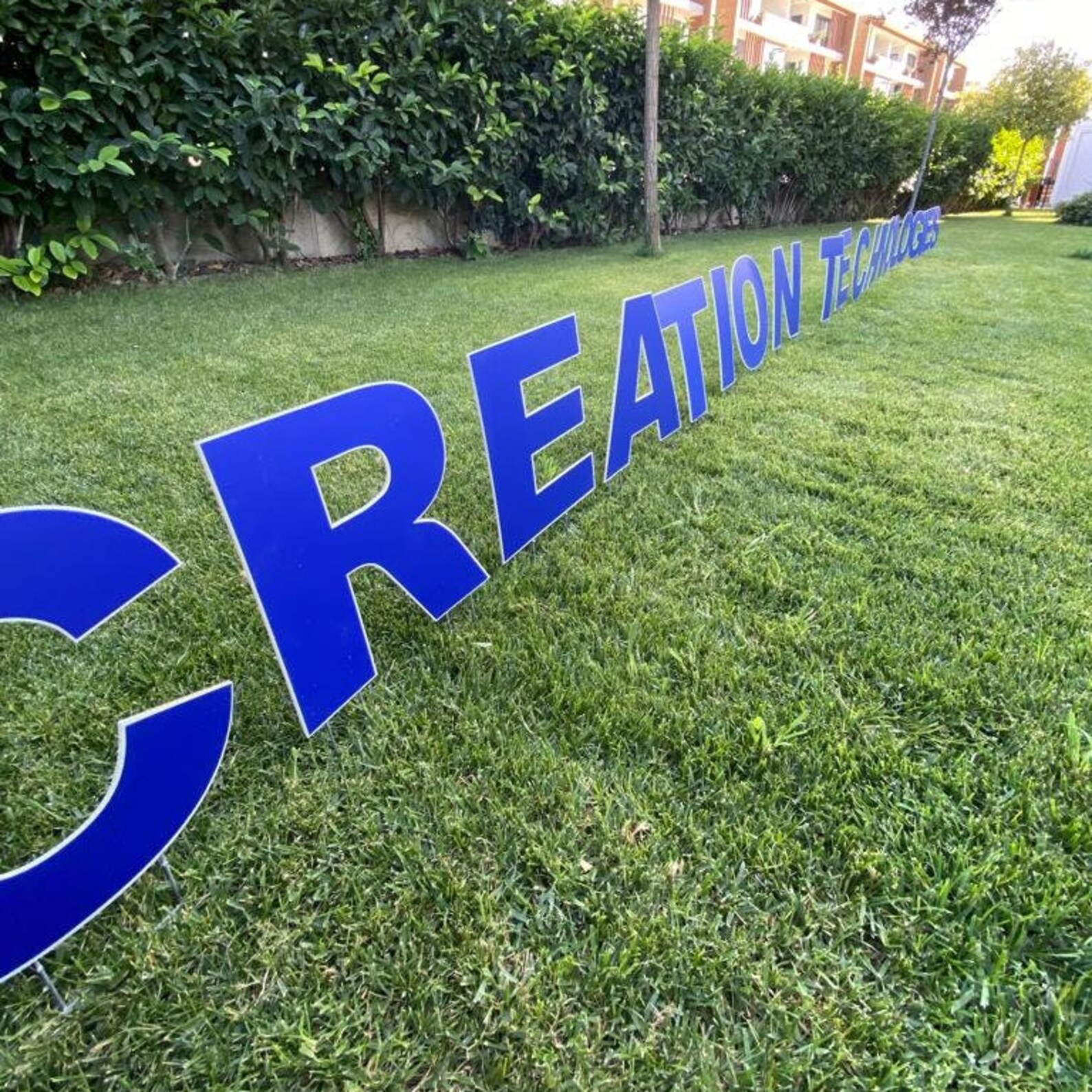 Custom Graduation Yard Sign | 15" Lawn Letters With Stakes ...