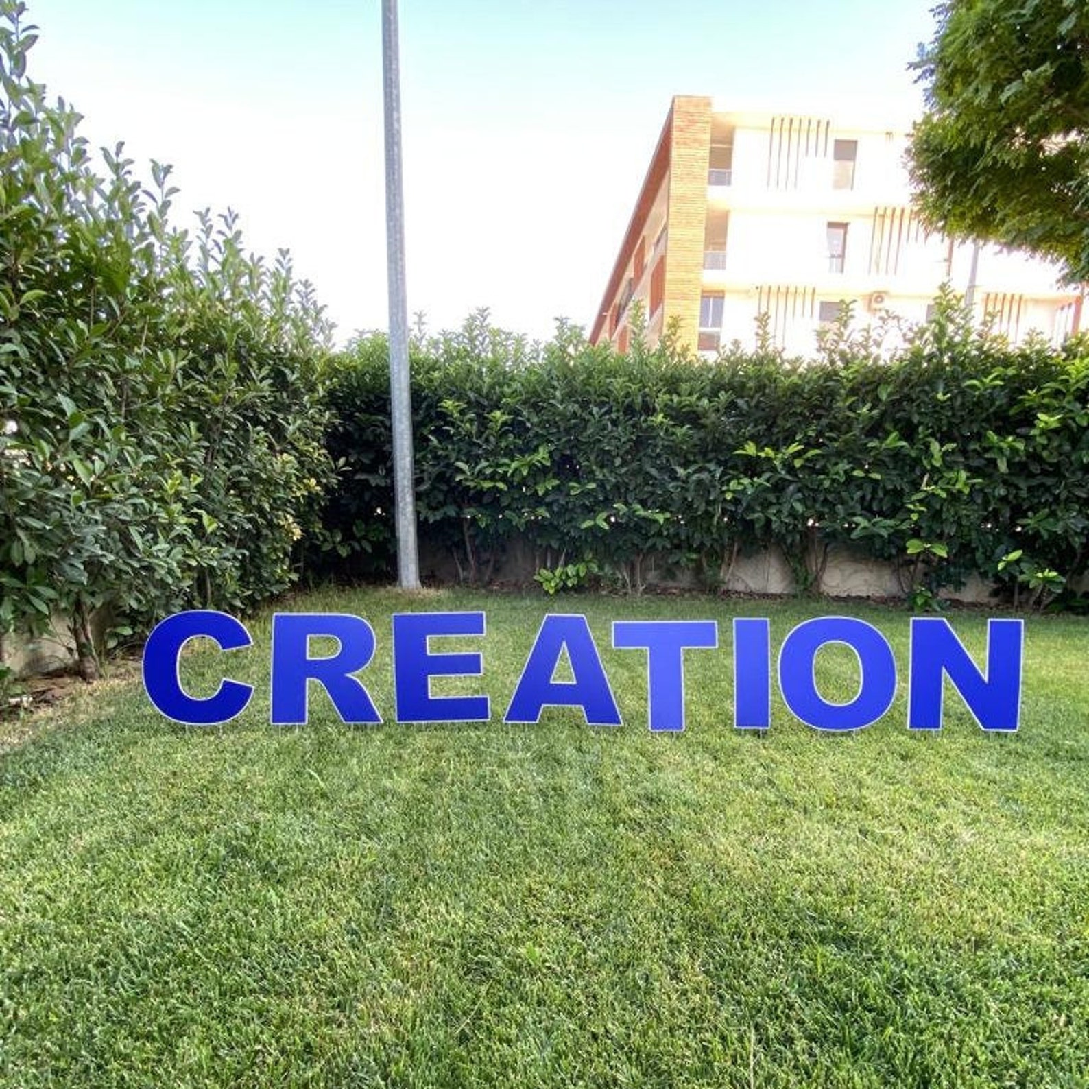 Custom Graduation Yard Sign | 15" Lawn Letters With Stakes ...