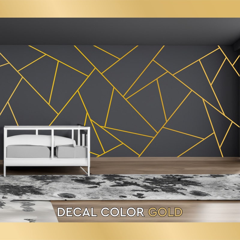 Gold Wall Decals - Etsy