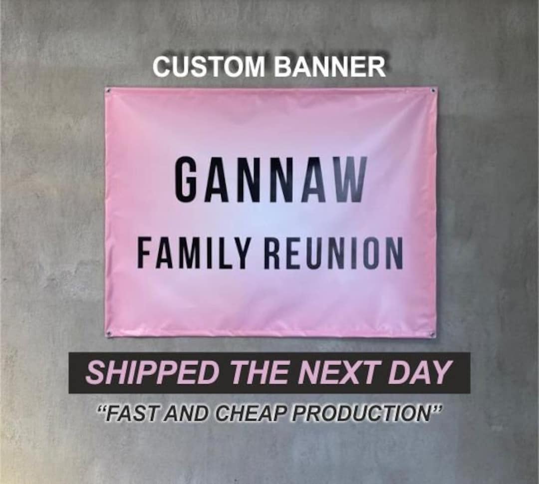 Full Color Custom Vinyl Banners - Next Day Production - Business Banner ...