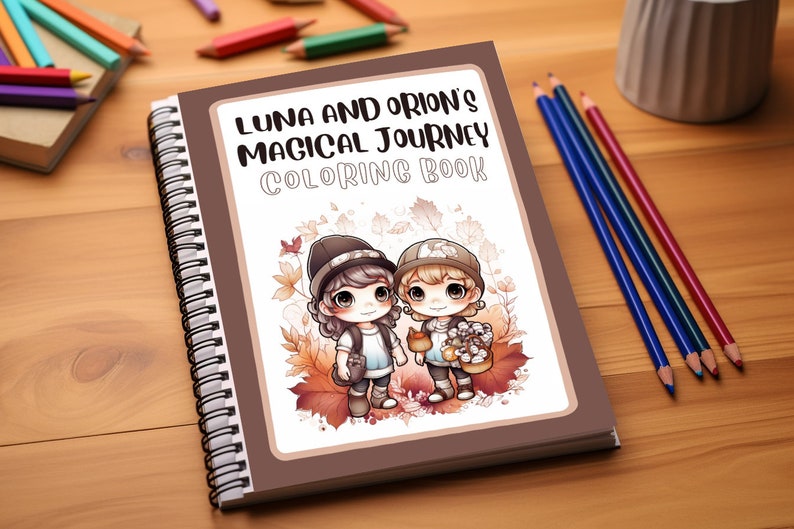 Adventure Coloring Book With Story for Kids and Adults | Instant ...