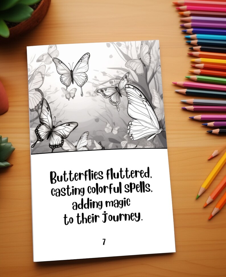 Adventure Coloring Book With Story for Kids and Adults | Instant ...