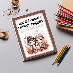 Adventure Coloring Book With Story for Kids and Adults | Instant ...