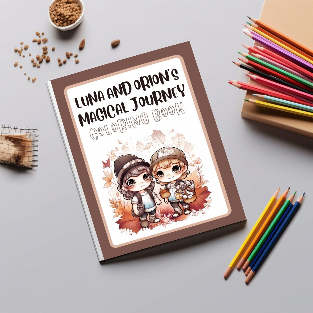 Adventure Coloring Book With Story for Kids and Adults | Instant ...