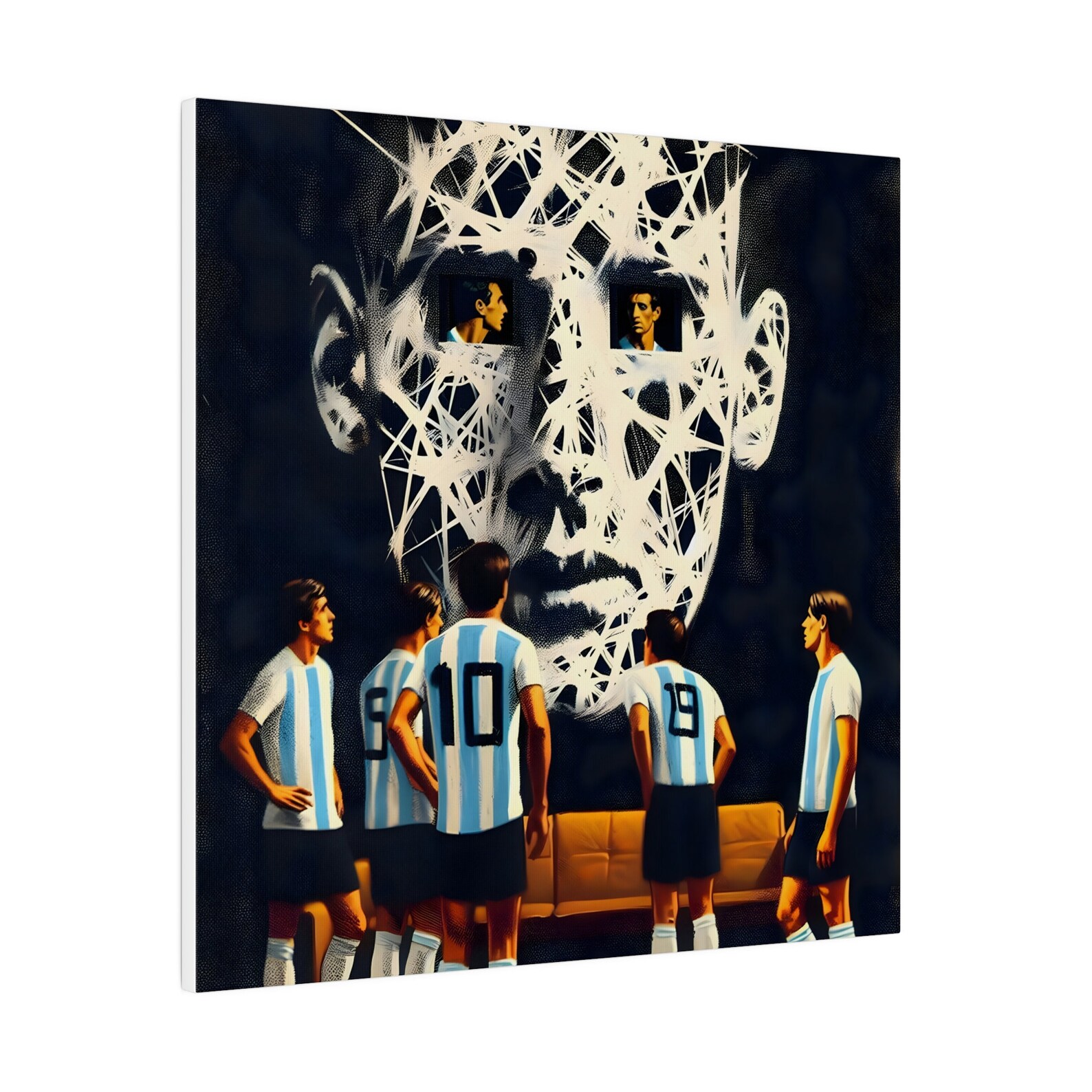 Argentina Wall Art, Argentina Home Decor,football, Football Wall Art ...