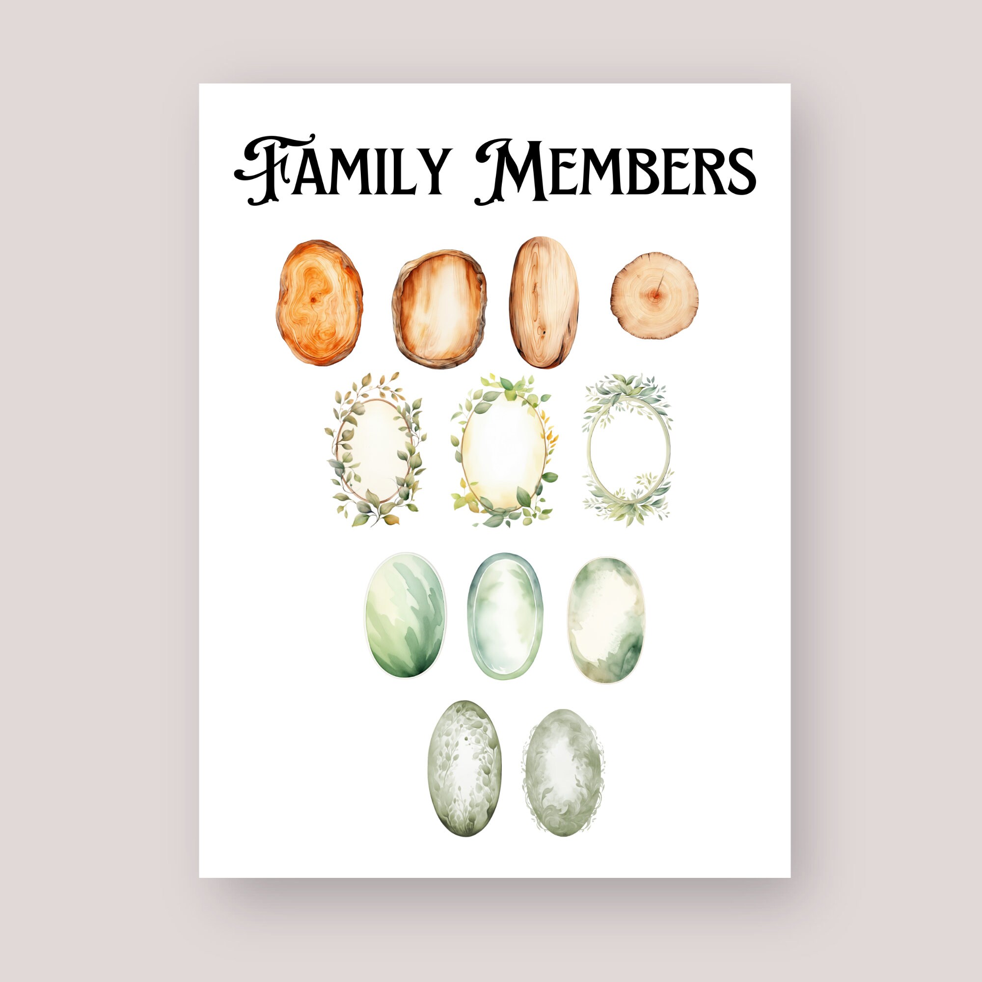 Family Tree Creator | Canva Template Family Tree | Personalise and ...