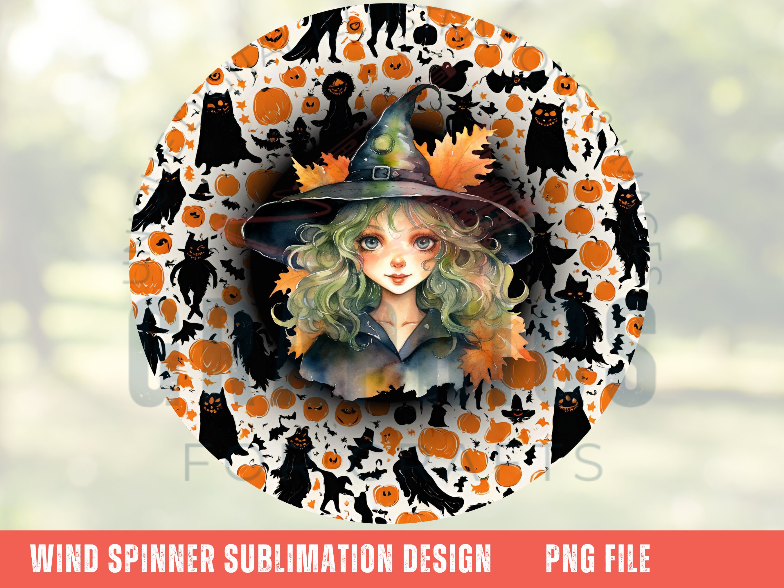 Witches Wind Spinner Designs PNG 6 PNG Bundle for - Etsy