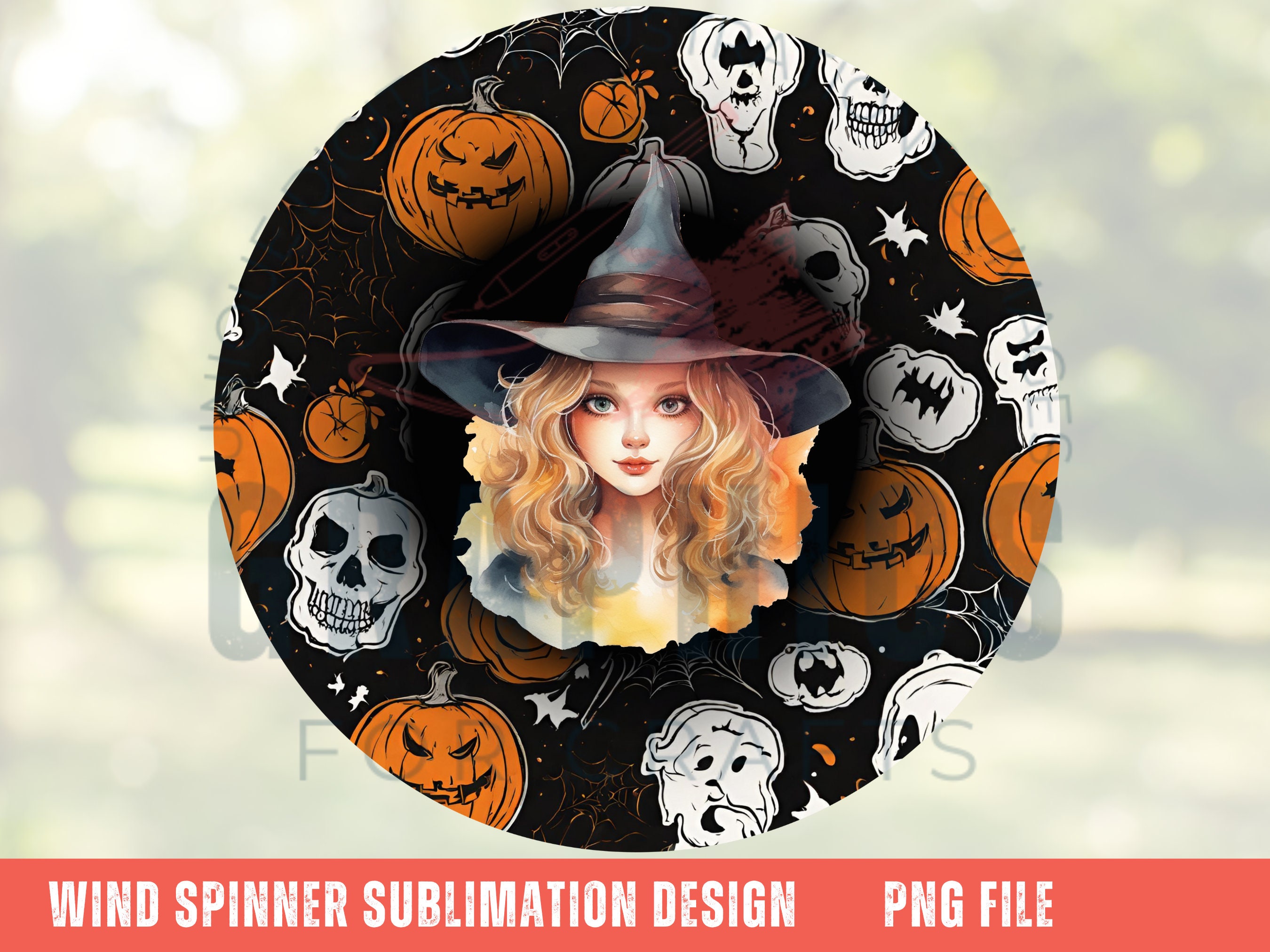 Witches Wind Spinner Designs PNG 6 PNG Bundle for - Etsy