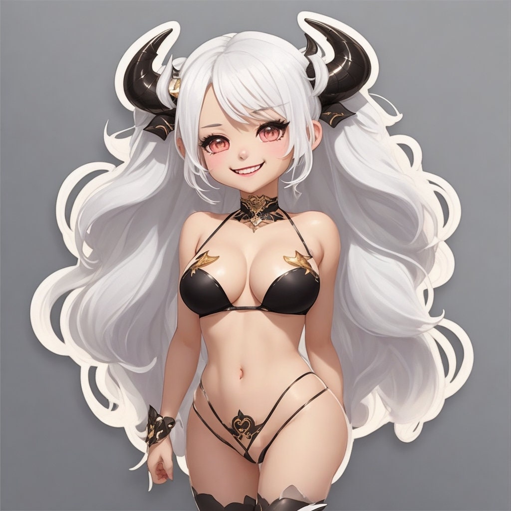 4 Adorable Sexy Busty Chibi Anime Clipart Bundle Png Commercial Rights Chibi Clipart Manga