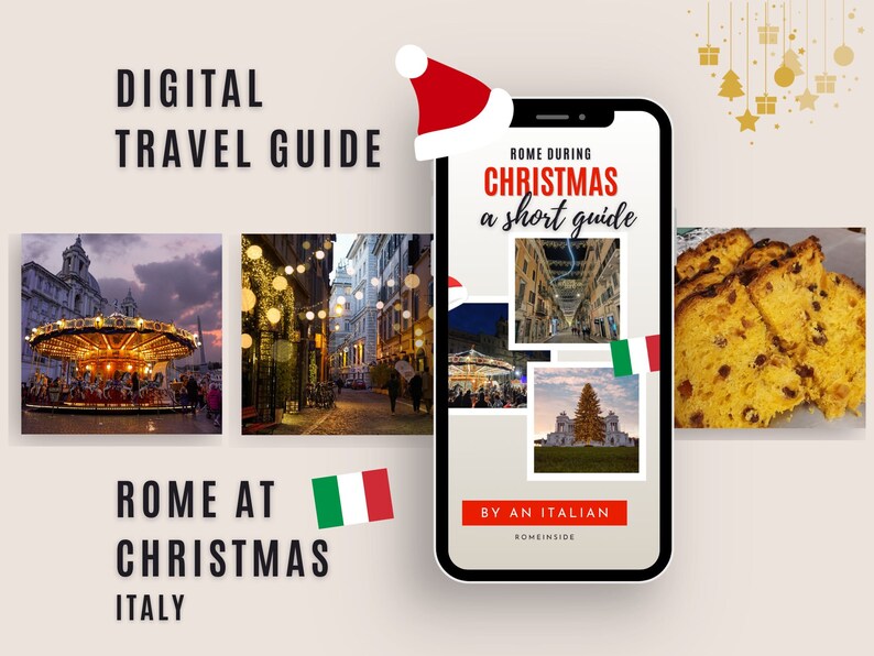 Rome at Christmas Digital Travel Guide Printable PDF Holidays in Italy ...