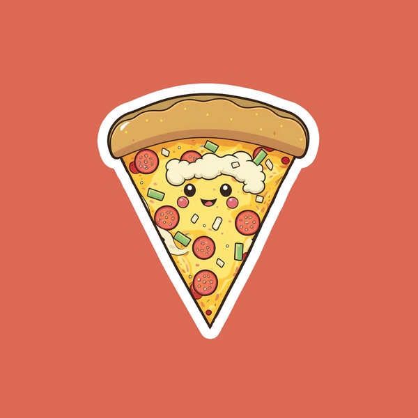 Kawaii Pizza - Etsy