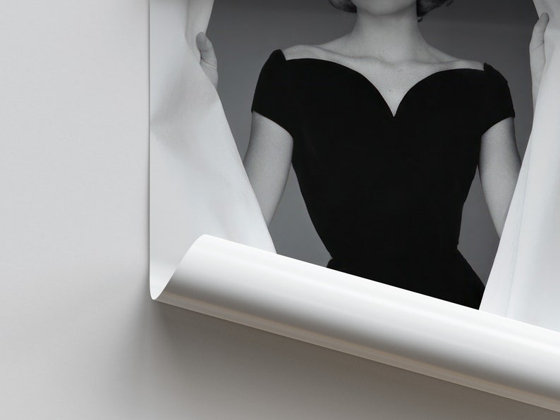 Grace Kelly Poster Print Black & White Designer Print Luxury Poster ...
