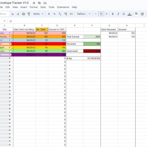 Sweepstakes Envelope Tracker (google Sheets Only!) - Etsy