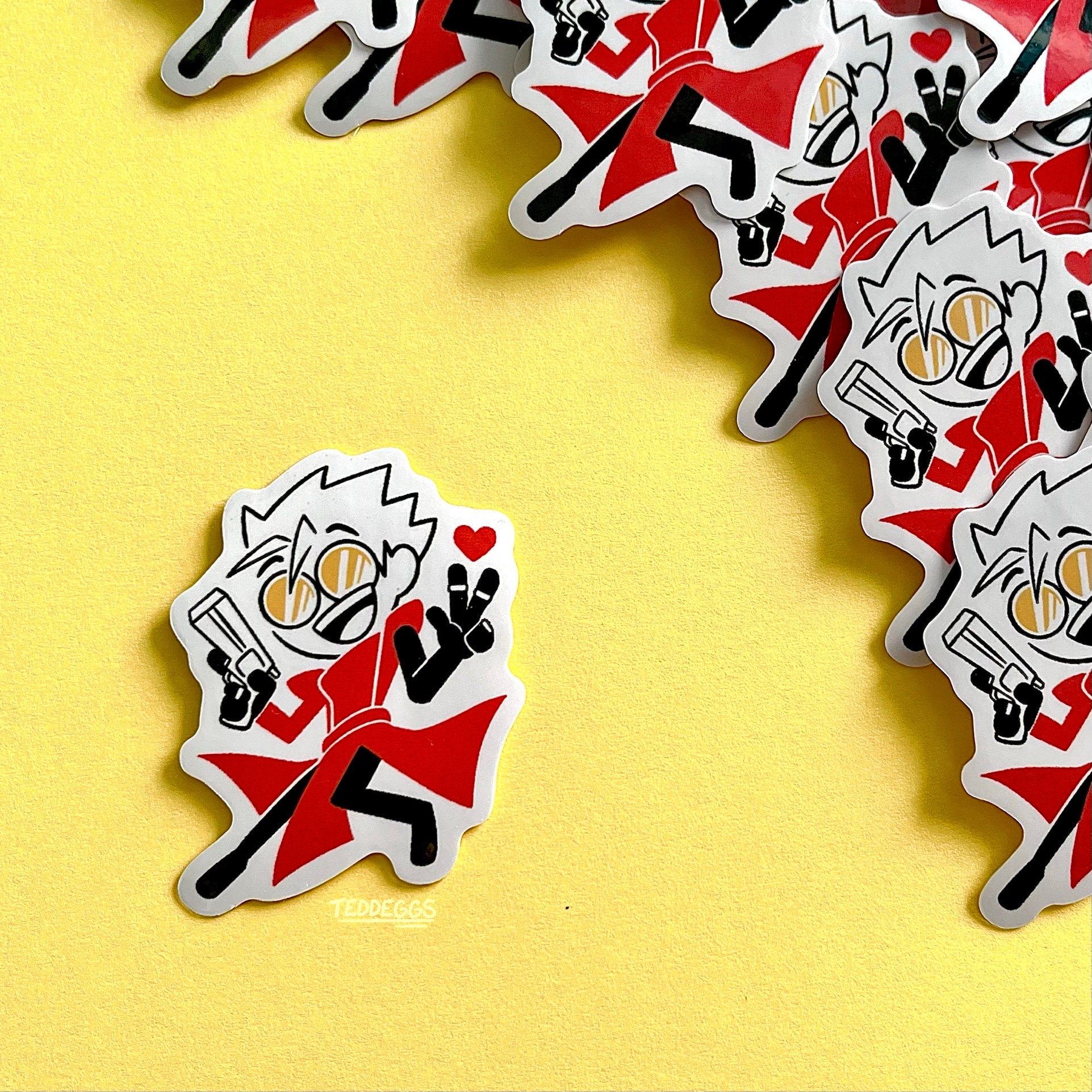 TINY TRIGUN 98 Stickers - Etsy