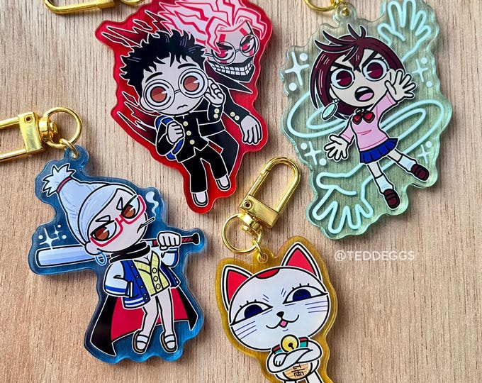 Dandadan Coloured Acrylic Charms ! - Etsy