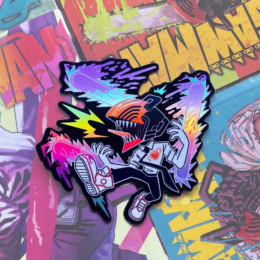 CSM Holographic Sticker ! - Etsy