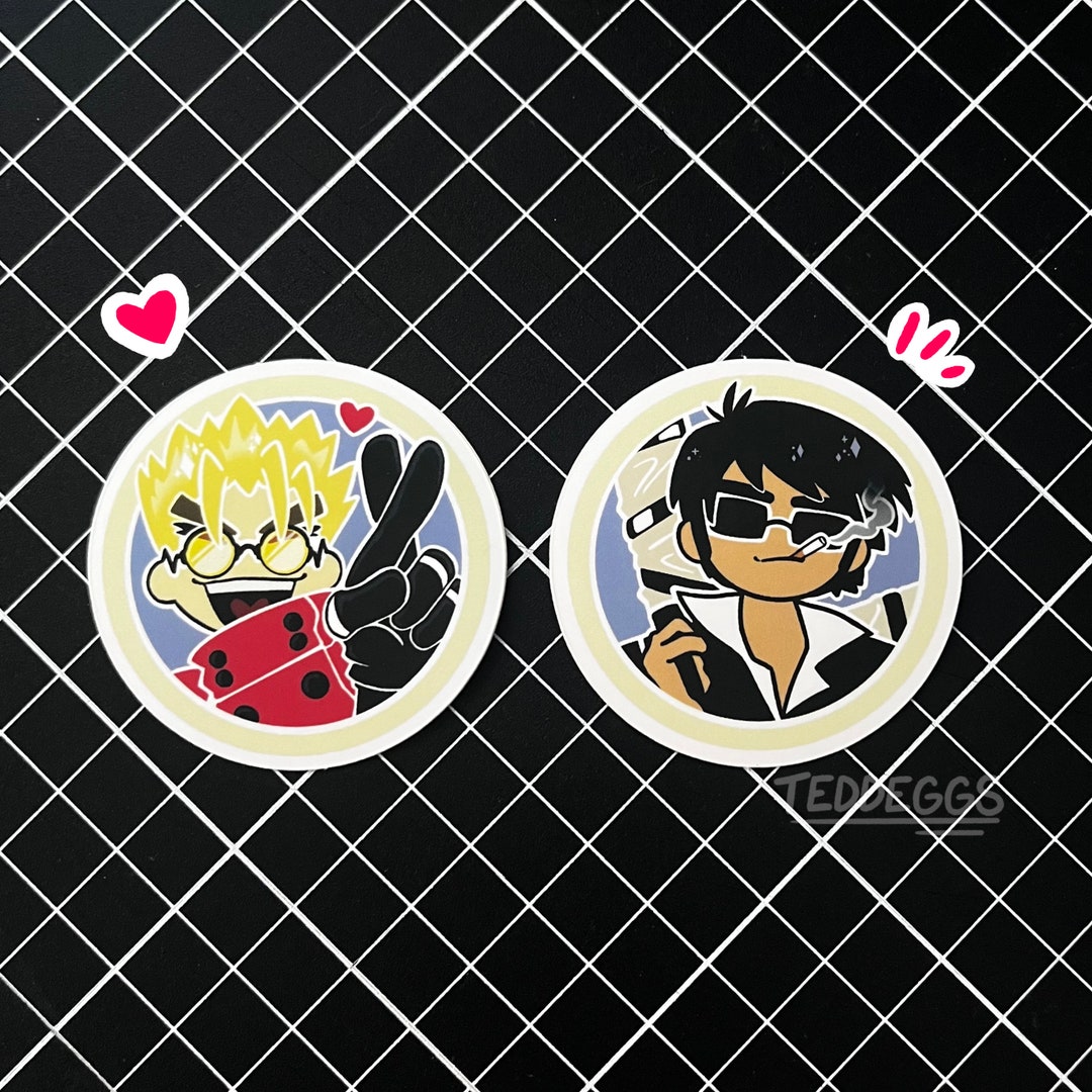 Vash Wolfwood 98 Icon Sticker Set B Grade - Etsy