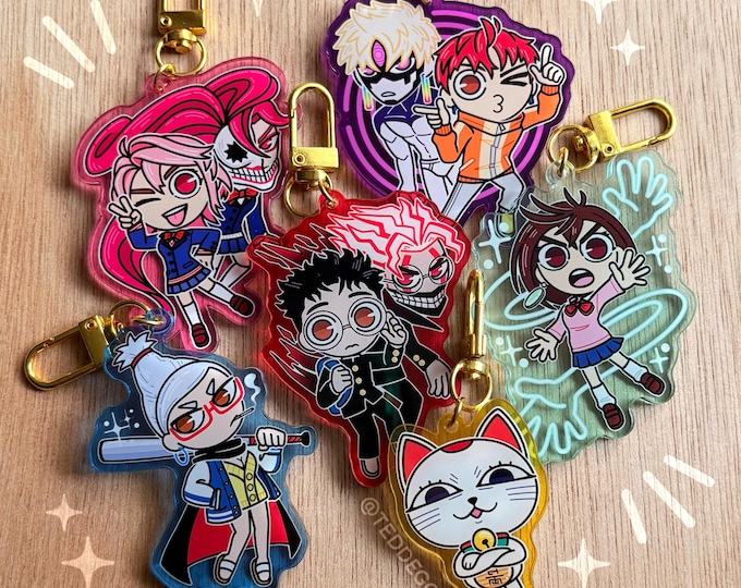 Dandadan Coloured Acrylic Charms ! - Etsy