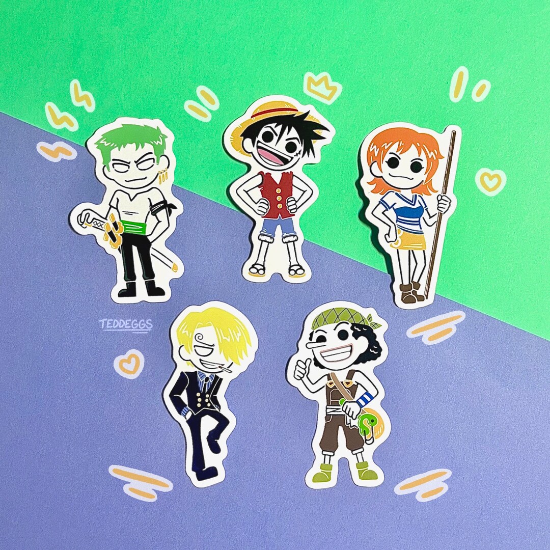 Straw Hat Stickers ! (set of 5) - Etsy