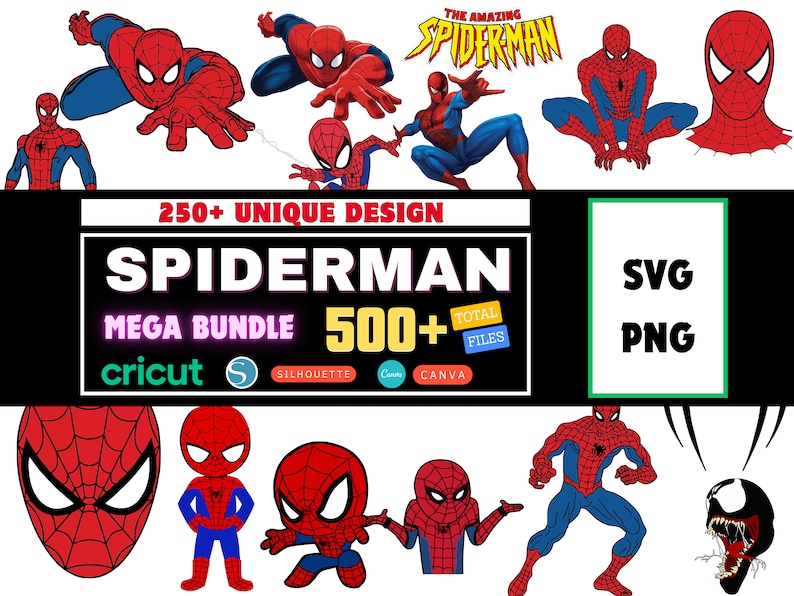 Spiderman SVG Spiderman Png Files Spider Man Svg Bundle - Etsy Australia