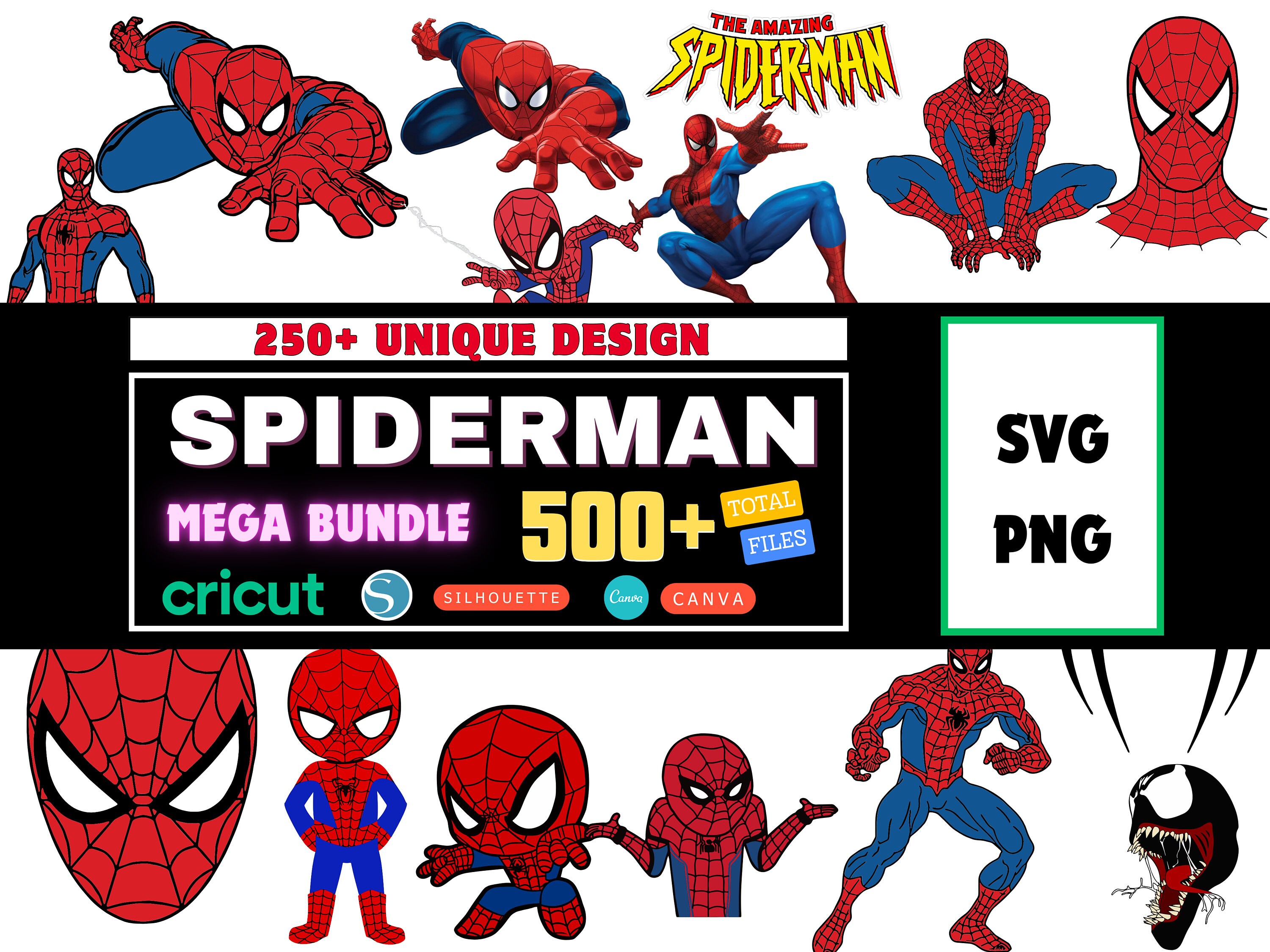 Spiderman SVG Spiderman Png Files Spider Man Svg Bundle - Etsy Australia
