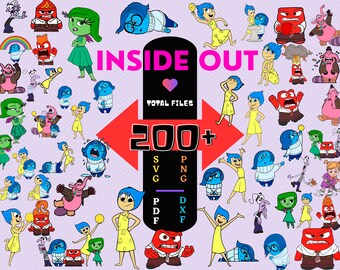 200 Insideout SVG LAYERED Designs, Insideout Birthday, Inside Out ...