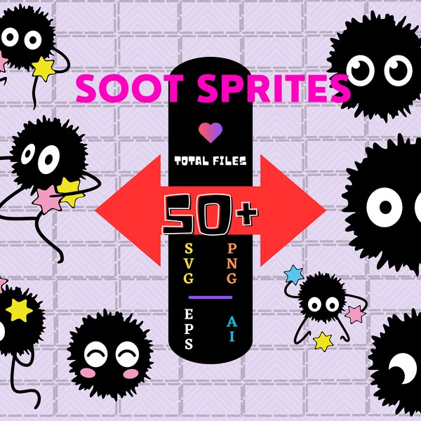 Soot Sprite for Cricut - Etsy