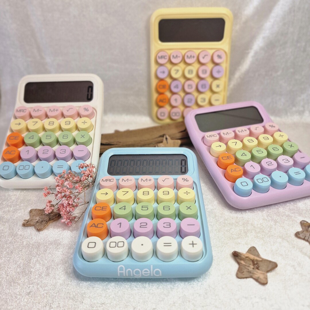 Personalized Calculators, Budget Accessories, Stylish Accessories - Etsy