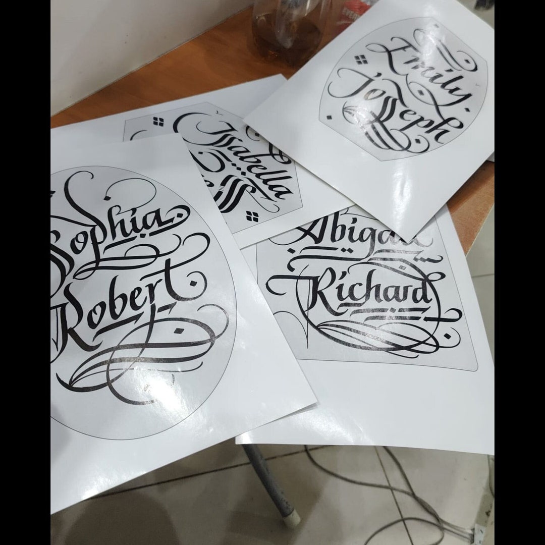 Handwriting Custom Calligraphy Name Svg-png-jpg Instant - Etsy