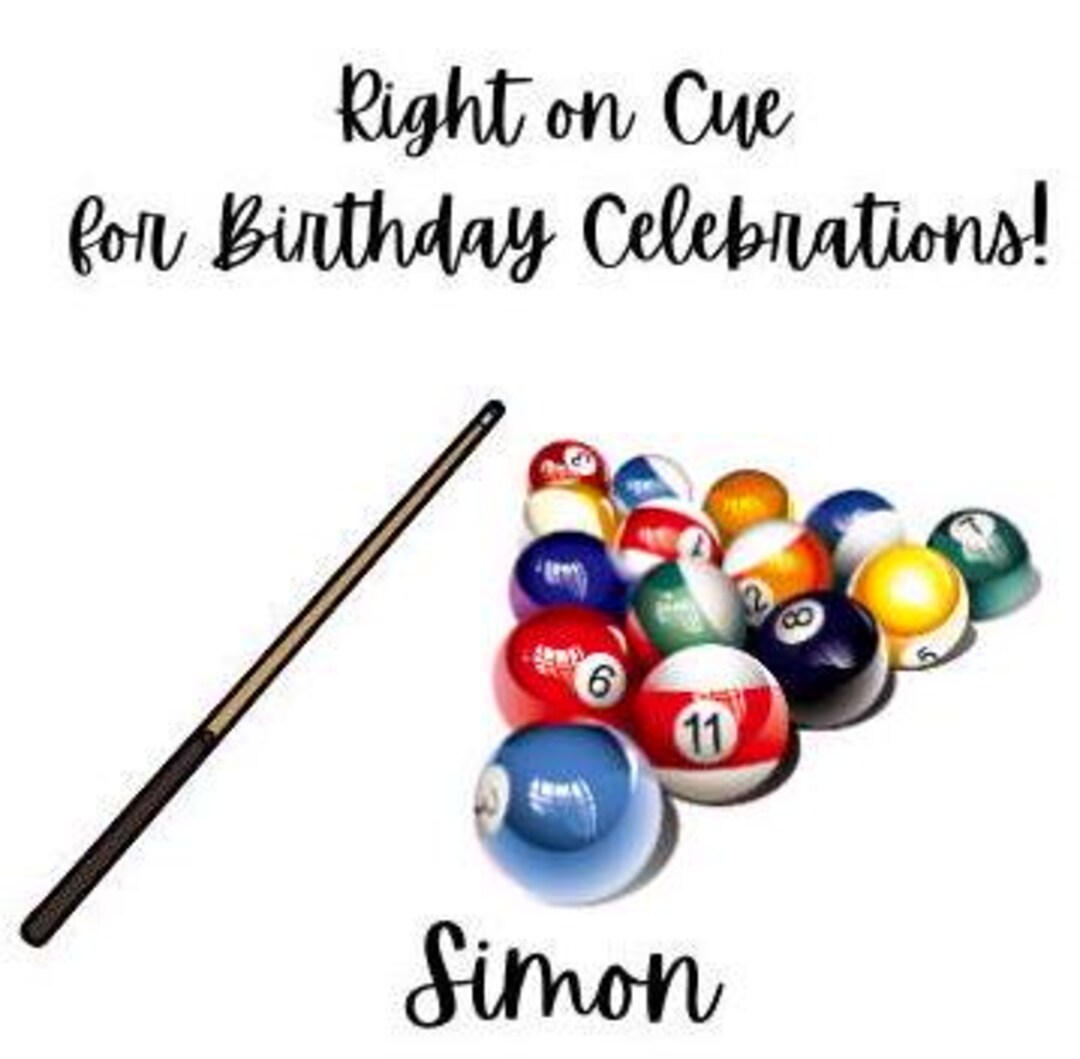 Birthday Card, Snooker Player, Pool Player. Husband, Son, Brother in ...