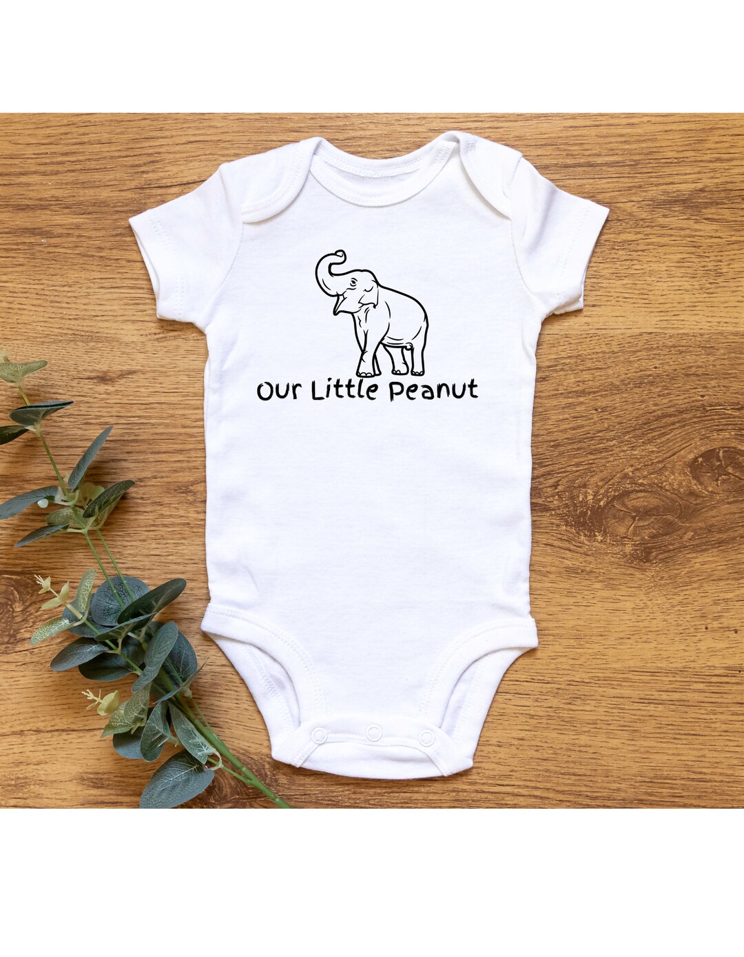 Our Little Peanut Elephant Baby Shower PNG Digital Download Nursery ...