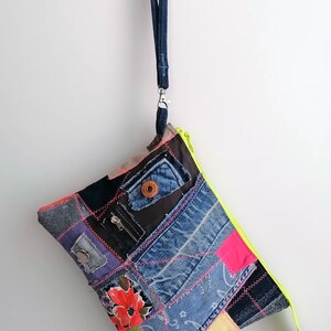 Patchwork Purse Clutch Handbag Tablet Case Boho Accessories Pouch Bag ...