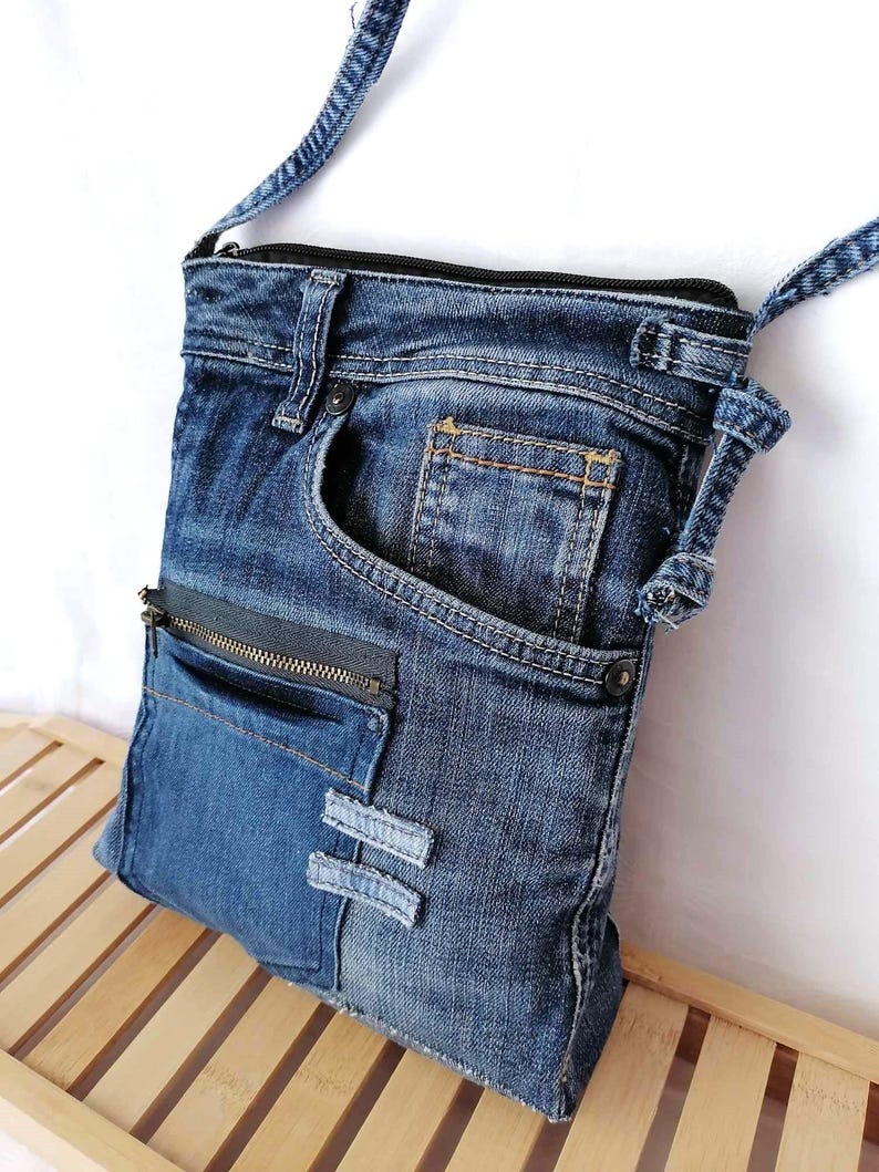 Shoulder Purse ,mini Jeans Bag ,denim Crossbody Purse, Small Jeans Bag ...