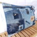 Accessories Patchwork Pouch Jeans Boho Purse Denim Clutch Jeans Tablet ...