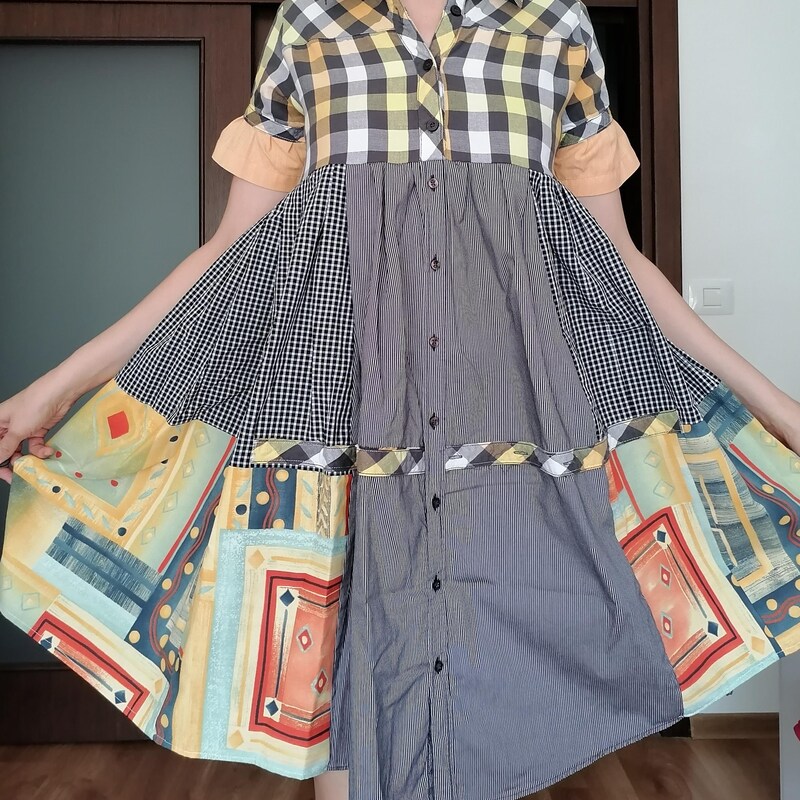 Patchwork Tunic - Etsy