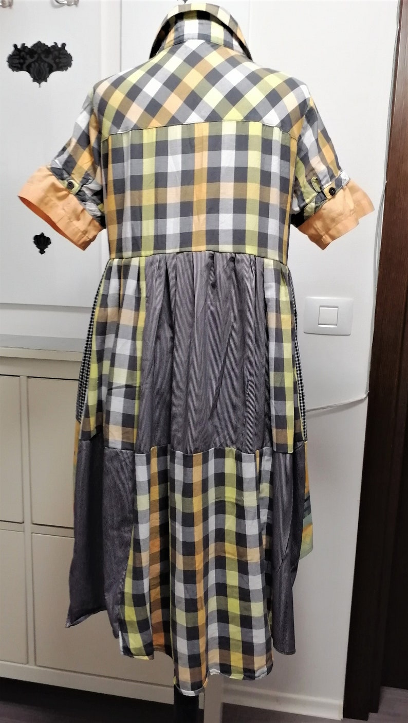 Patchwork Dress Farm Chic Boho Tunic, Upcycled Romantic Gipsy Vintage Tunic, Unique Gift for Her ...