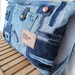 Accessories Patchwork Pouch Jeans Boho Purse Denim Clutch Jeans Tablet ...
