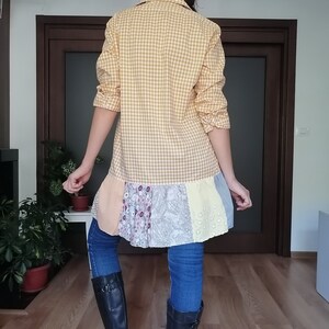 Tunic Gypsy Hippie Floral Top Applique Bohemian Chic Top - Etsy