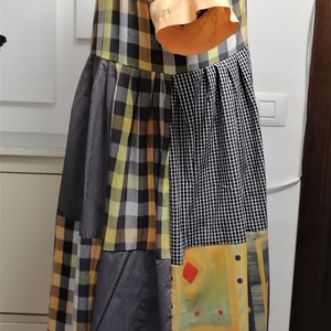 Patchwork Dress Farm Chic Boho Tunic, Upcycled Romantic Gipsy Vintage Tunic, Unique Gift for Her ...