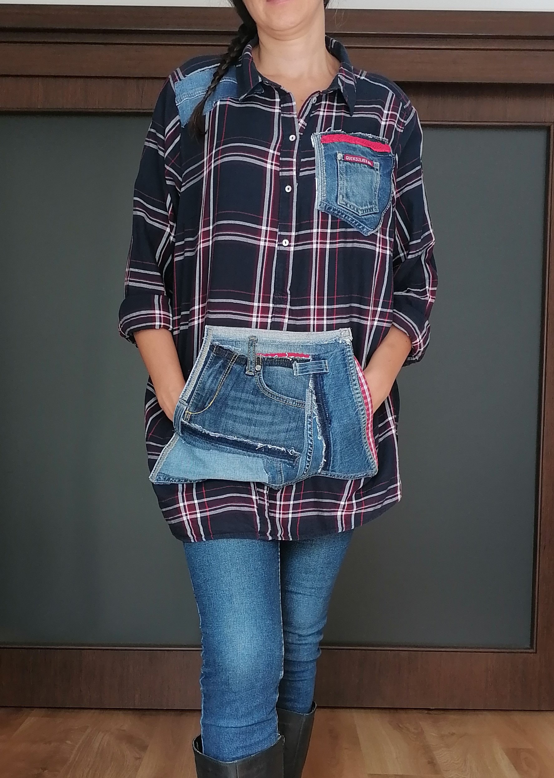 Upcycled Tunic With Farm Chic Aesthetic, Great for Casual Outfits ...