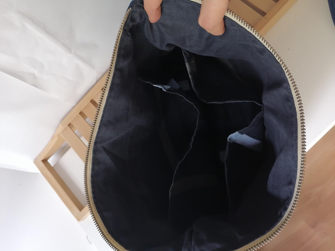 Accessories Patchwork Pouch Jeans Boho Purse Denim Clutch Jeans Tablet ...