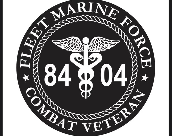 Fleet Marine Force FMF Corpsman Badge PVC Patch Navy / Marine Corps ...